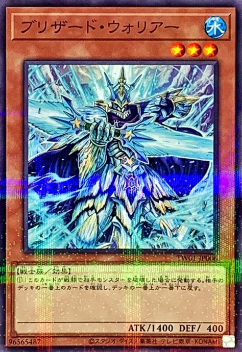 ブリザード・ウォリアーノーマルパラレル【モンスター】《tw01 Jp006》 メルカード遊戯王