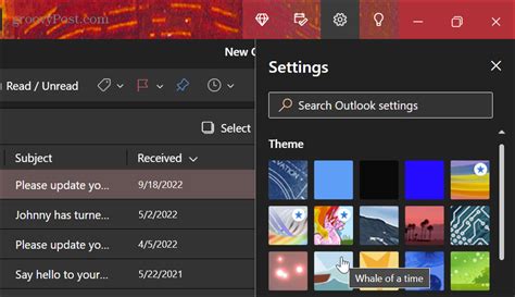 How To Change The New Outlook App Theme