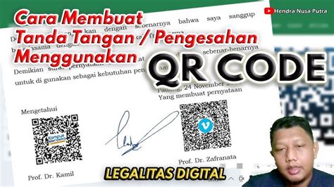 Tutorial Cara Membuat Tanda Tangan Barcode Qr Code Tanda 58 Off