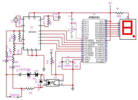 Mt8870 Dtmf Decoder Circuit Diagram