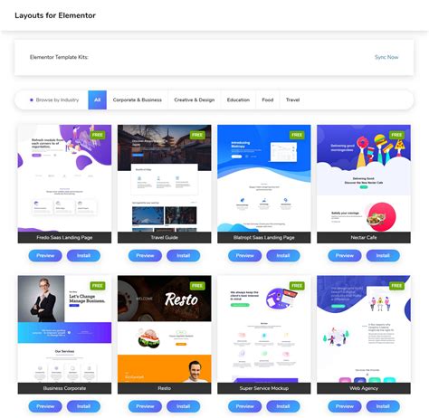Layouts For Elementor Free Layouts For Elementor Page Builder