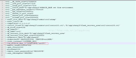 Oralce 报错 Ora 16032 Parameter Logarchivedest1 Destination String Cannot Be Transtlated数据库