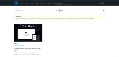 教程 基于Hexo主题 Github平台的个人博客搭建以Chic主题为例 Hexo
