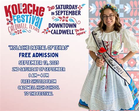 40th Annual Kolache Festival Caldwell Tx