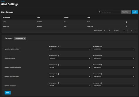 Alert Settings Screen TrueNAS Documentation Hub