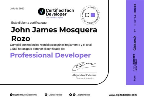 john james mosquera rozo en linkedin developer graduado digitalhouse tecnología
