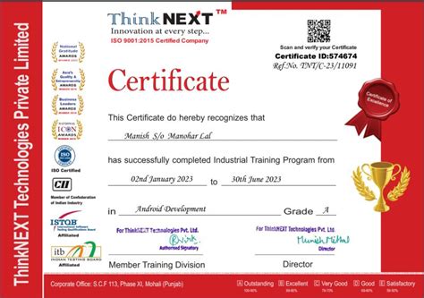 Manish On Linkedin Successfully Completed My Android Development