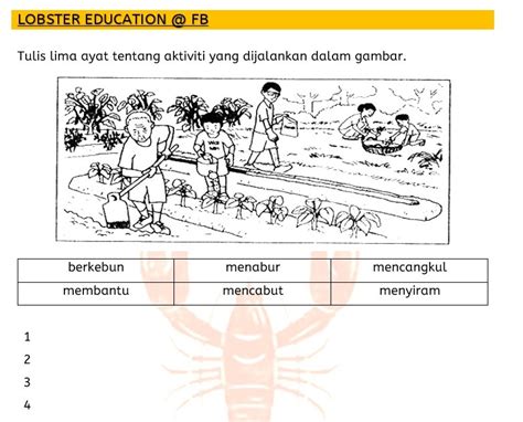 Lobster Education Latihan Bahasa Melayu Tahun Bina