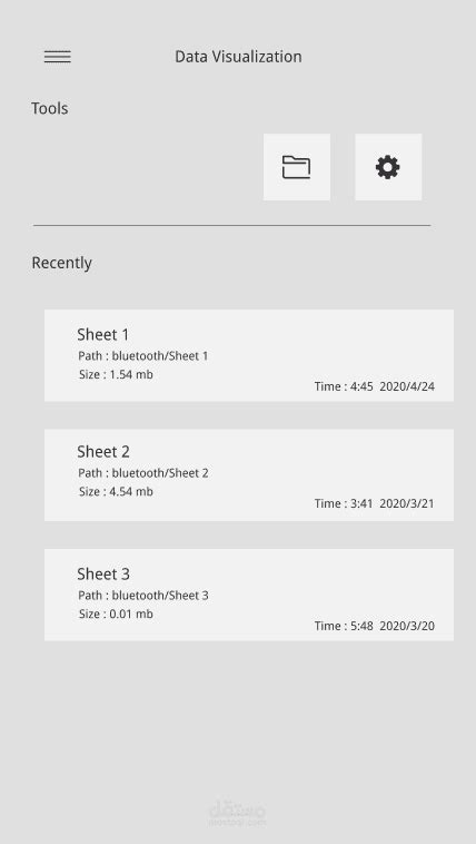 Data Visualization By Flutter مستقل