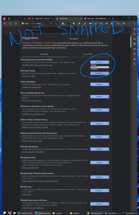 fancyzones edge drop down selection box issue · issue 29071