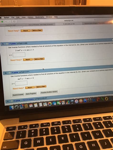 Solved Use Inverse Functions Where Needed To Find All