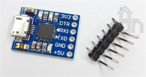 Преобразователь usb uart на cp2102 microusb 6pin купить с