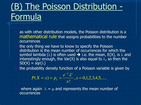 Ppt 610 Discrete Random Variables The Poisson Distribution