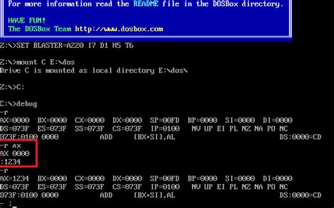 Artifacts Practicing Compilation Dosbox Programmer Sought