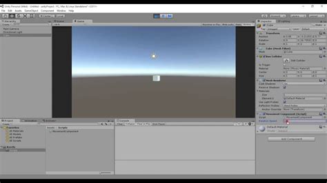 Cómo Crear Y Añadir Componentes En Unity Curso De Unity 5 22 Youtube