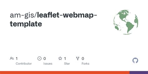 GitHub Am Gis Leaflet Webmap Template