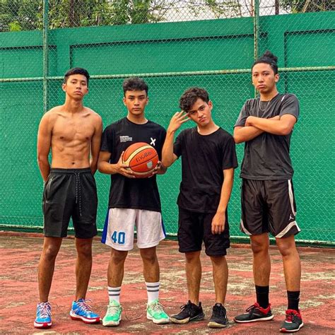 6 Portraits Of Arie Nugroho Star Of The Soap Opera Dari Jendela Smp Playing Basketball