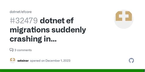 Dotnet Ef Migrations Suddenly Crashing In Onconfiguration Because It Cant Find The Connection