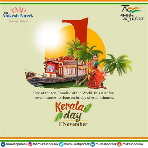 Mukesh Pareek On Linkedin Kerladay Keralafoundationday