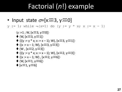 Spring 2017 Program Analysis And Verification Operational Semantics Ppt Download
