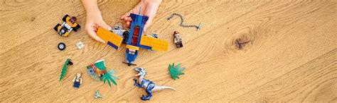 Lego Jurassic World Velociraptor Biplane Rescue Mission