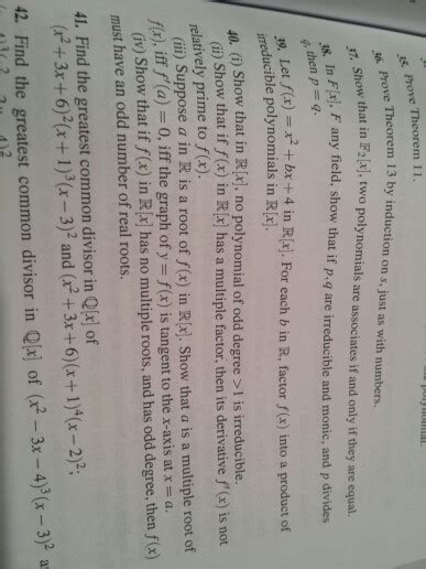solved prove theorem 11 prove theorem 13 by induction on