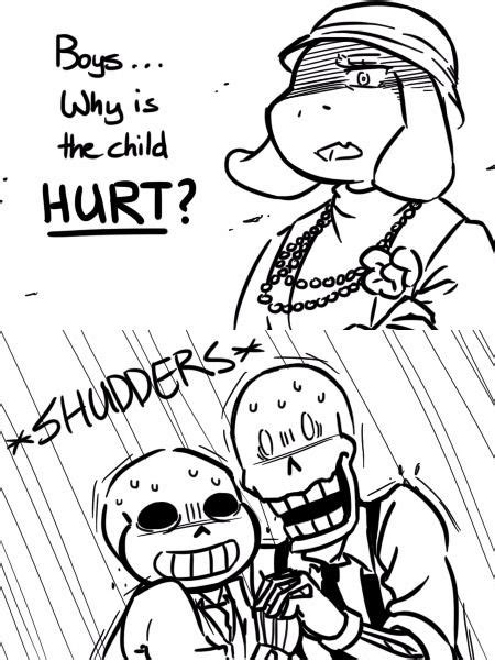 Toriel Sans And Papyrus MobsterUT AU When Frisk Ever Gets Hurt Undertale Pictures
