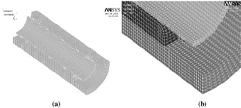 Meshed Bspa Assembly A Quarter Model Of Bpa Meshed With Solid185 Download Scientific Diagram