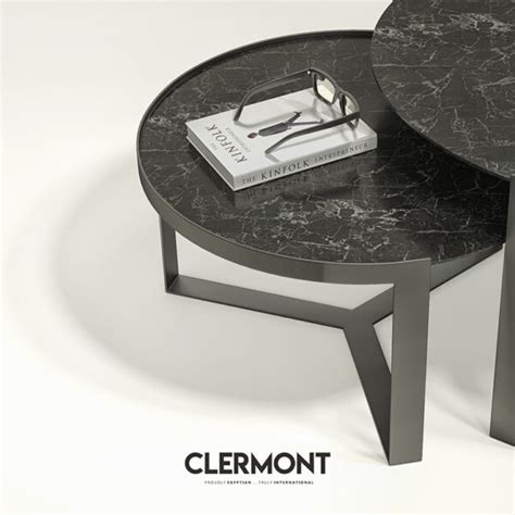 Overlapped Marble Tables Clermont