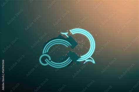 Agile Loops Abstract Artful Methodology Scrum Approach To Project Management Created With