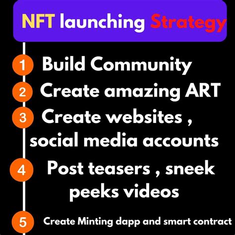 nft launching strategy revealed create a successful nft project