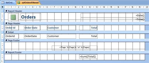Microsoft Access Tips Filtering Report Results Using The Filter Property