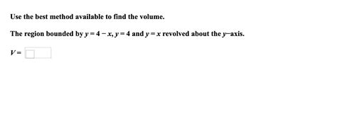 Solved Use Cylindrical Shells To Compute The Volume The