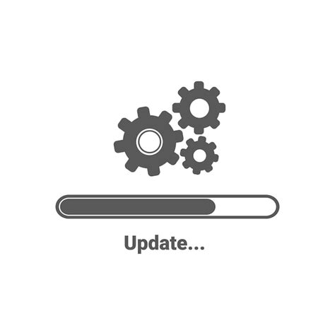 Premium Vector Vector Illustration Icon Template System App Update Process Software Loading
