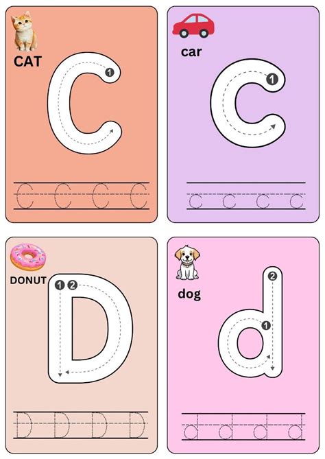 Free Printable Alphabet Flashcards Artofit