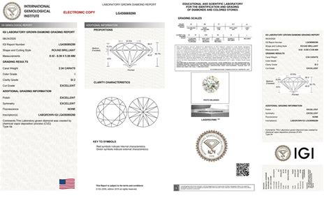 How To Read An Igi Diamond Certificate Full Report Vs Card Type