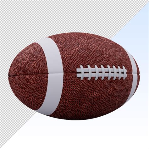 고립 된 미식 축구 공 프리미엄 Psd 파일