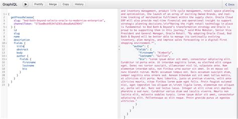 How To Query Data With Graphql In Oracle Content Management Prestonso