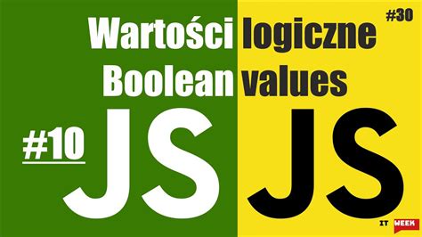 wartości logiczne boolean values 10 kurs javascript podstawy dla