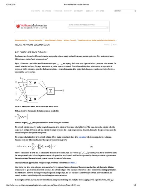 feedforward neural networks pdf artificial neural network