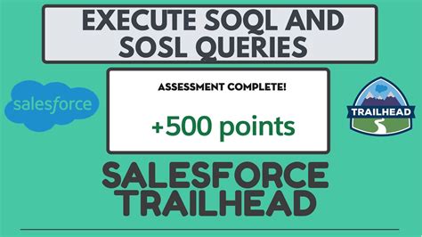 Salesforce Trailhead Execute Soql And Sosl Queries Youtube