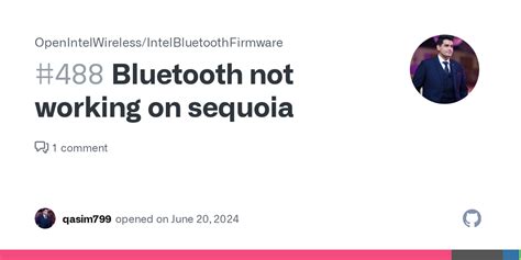 Bluetooth Not Working On Sequoia · Issue 488 · Openintelwireless