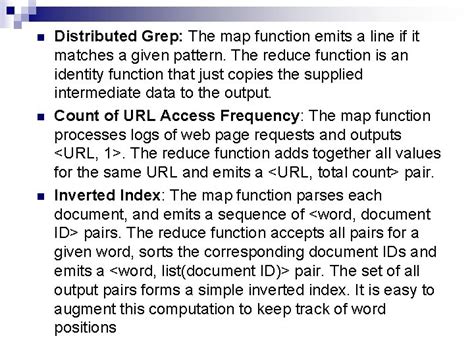 Map Reduce Hadoop Implementation Outline Map Reduce Overview