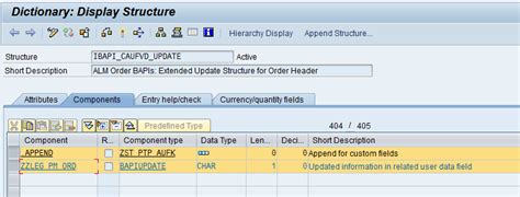 Extending Bapi Function Module Bapi Alm Order Mai Sap Community