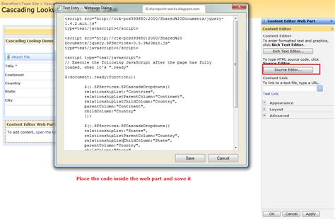 Cascading Dropdown Or Filtered Values In Lookup Columns In Sharepoint