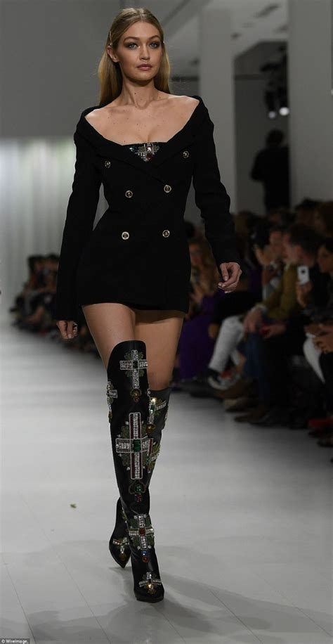 Gigi Hadid At Versace Fashion Show At Milan 09222017 Hawtcelebs