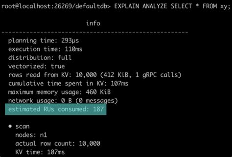 Cockroachdb Serverless Updates Predict Ru Consumption And New Features For Our Free Tier R