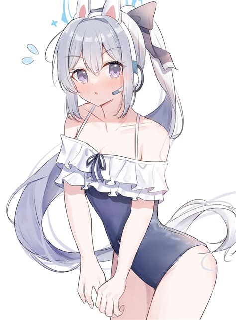 ブルアカ「照れてる水着ミヤコ ブルアカ」 Yuunaのイラスト
