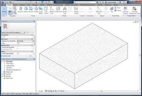 Stepped Concrete Foundations In Revit