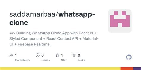 Github Saddamarbaa Whatsapp Clone Building Whatsapp Clone App